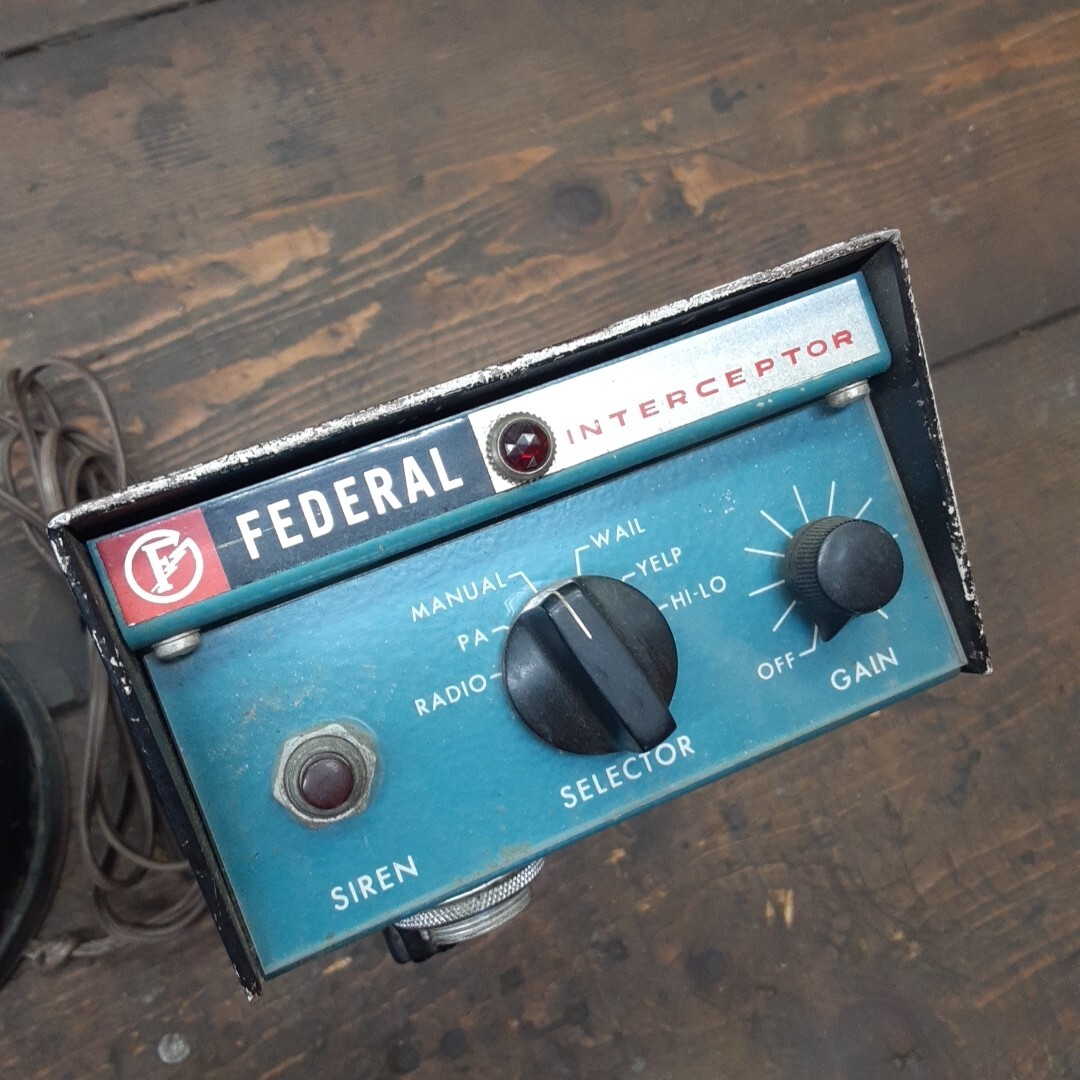 Vintage Federal Signal PA20 Controller Interceptor PA20A | eBay