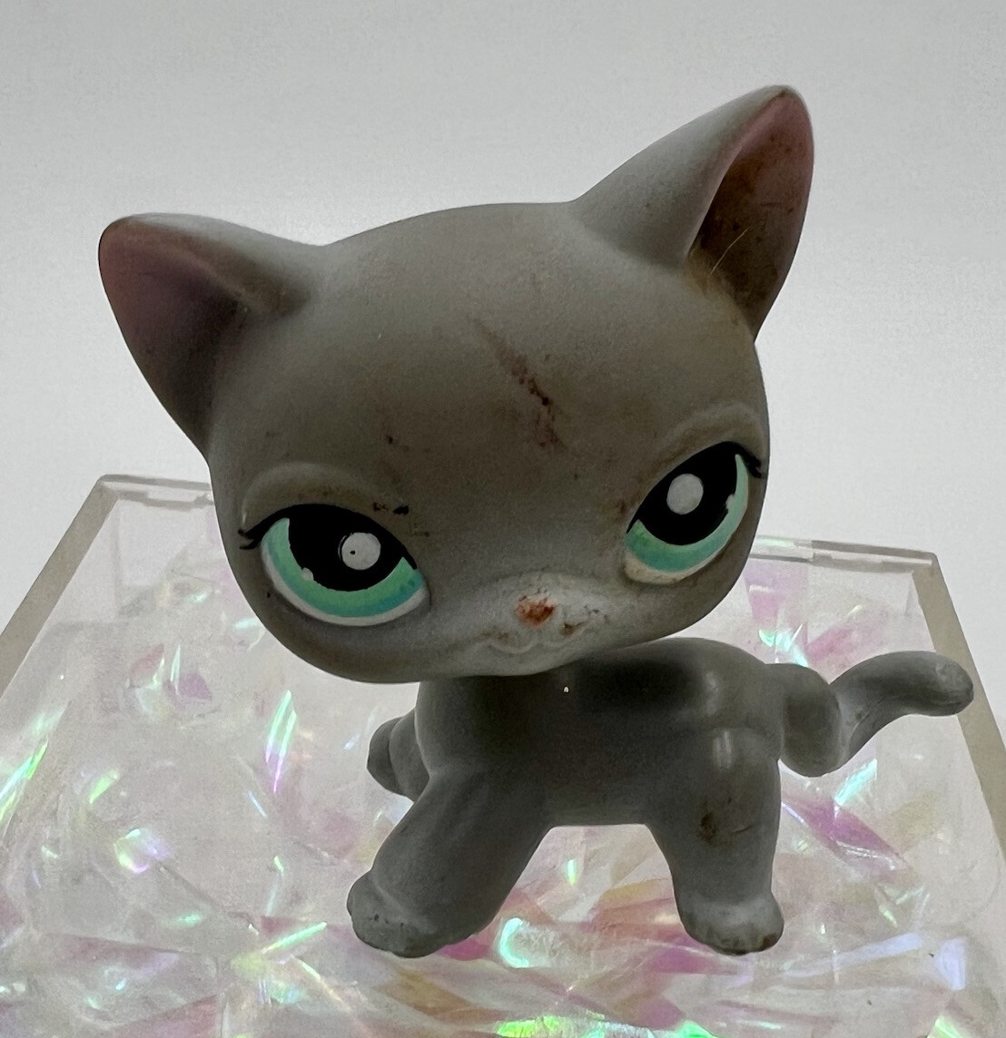 Littlest Pet Shop Shorthair Cat Grey