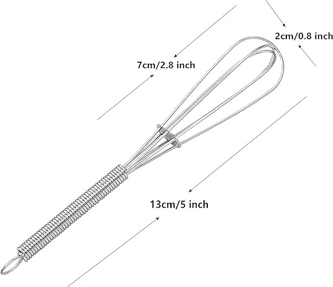 3-Piece Balloon Whisk Set Stainless Steel - Hand Held Wire Whip ...