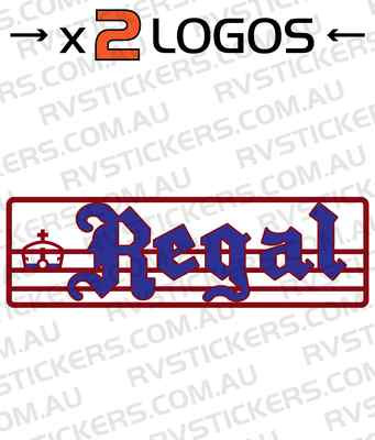 2x CHESNEY REGAL Caravan decal, sticker, vintage, graphics, retro | eBay