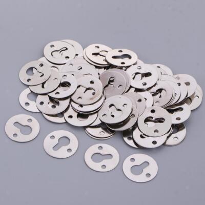 100Pcs Round 23mm Keyhole Hangers Hanging Hardware for Picture Frame 2 ...