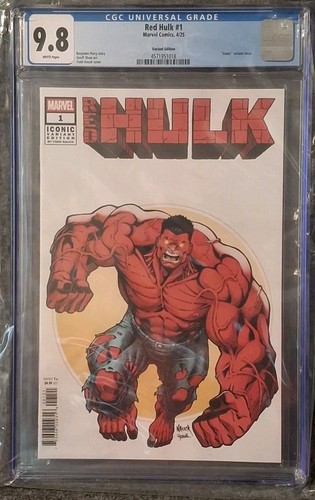 Red Hulk #1 Todd Nauck Iconic Cover (Marvel Comics April 2025) CGC 9.8 ...