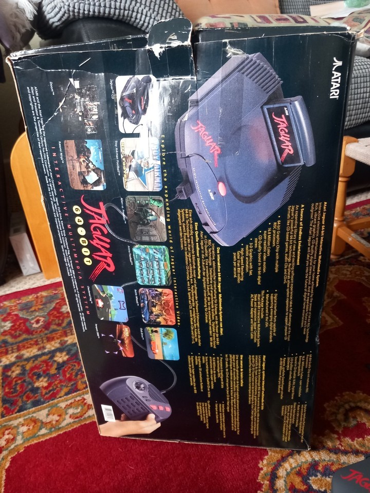 Atari Jaguar Console - Tested - Great Condition Boxed + Power, Cables ...