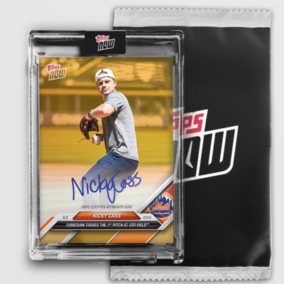 2024 Topps Now Nicky Cass On Card Auto - # to 99 or Less - Sealed Pack ...