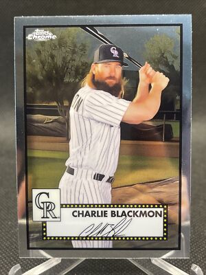 2021 Topps Chrome Platinum Anniversary #195 Charlie Blackmon | eBay