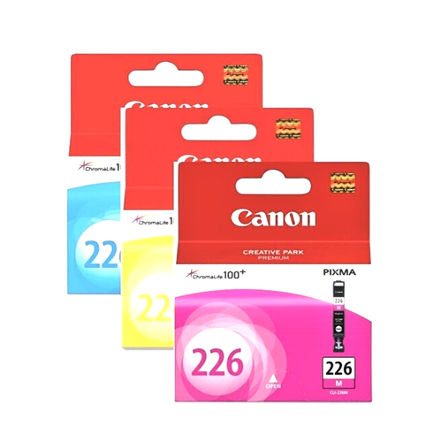 GENUINE CANON 226 CMY New Sealed Ink Cartridges Pack Bundle | eBay