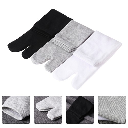 6 Pairs Two Toe Socks Japanese Tabi-Socken Männer Und Frauen Fünf-Zehen ...