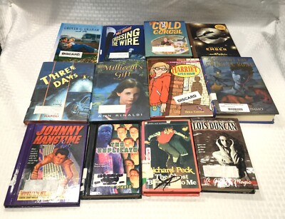 LOT OF 12 YOUNG ADULT CHAPTER FICTION BOOKS / MIXED LOT / HC / MULTIPLE ...