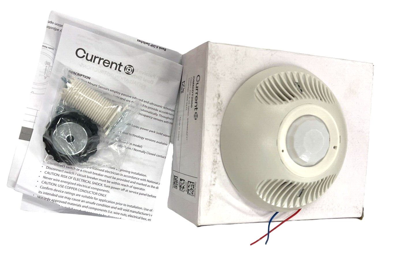 NEW Hubbell OMNIDT2000BP1277 PIR & Ultrasonic Line Voltage Sensor w ...