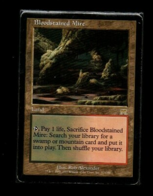 MRM ENGLISH Bloodstained Mire - Fondri re sanguinolente GOOD MTG magic ...