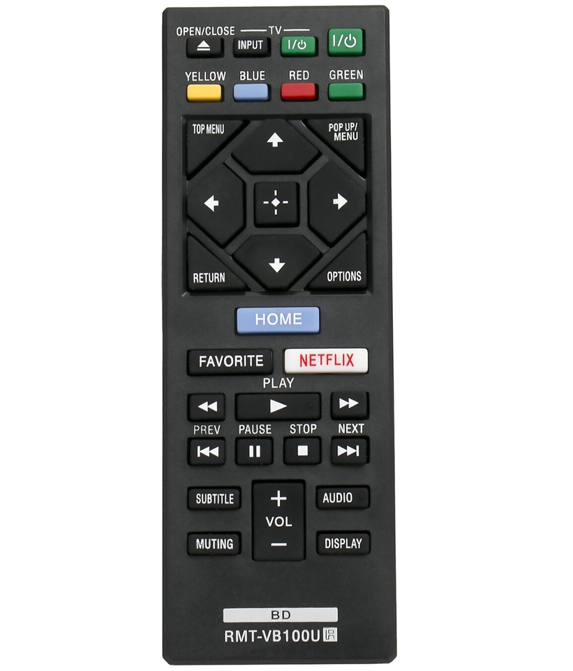 New Remote RMT-VB100U for Sony BDP-S3700 BDP-BX370 BDP-S1700 UBP-X700 ...