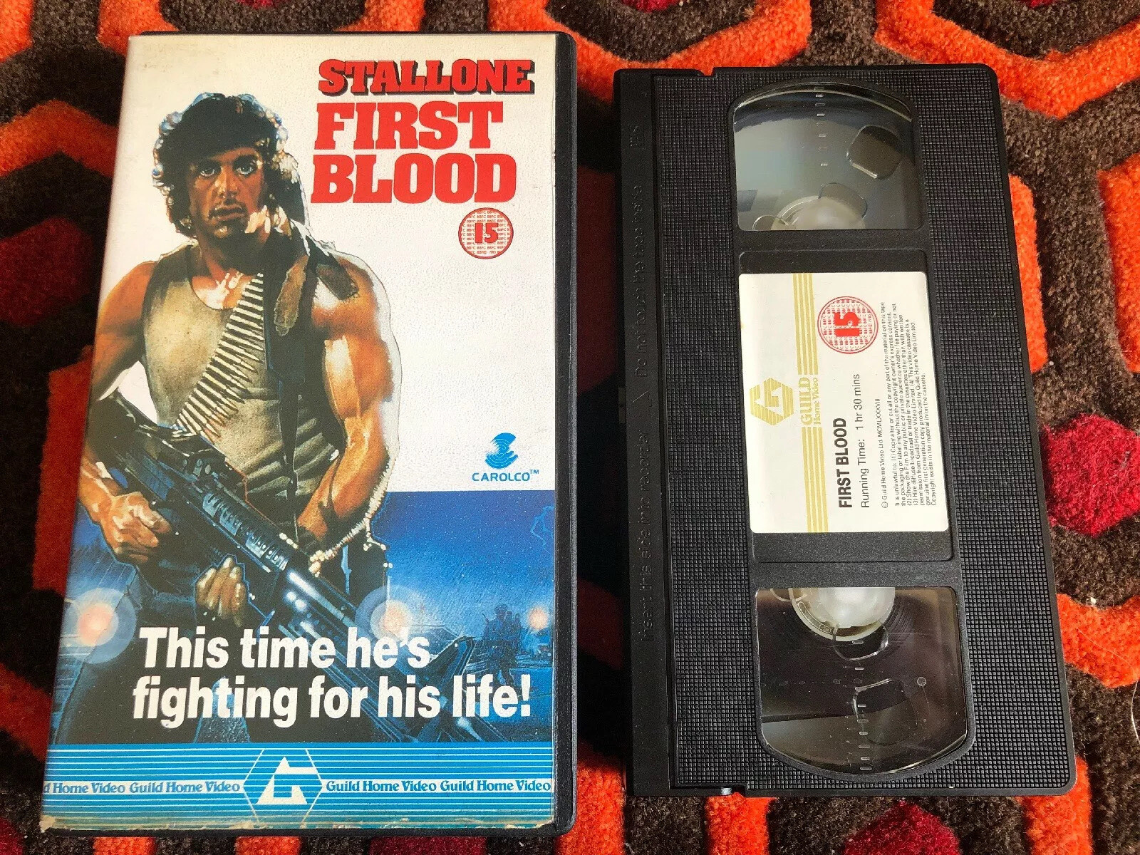 First Blood - Original Films - Pre Cert VHS VIDEO RARE - PAL - 2 x ...
