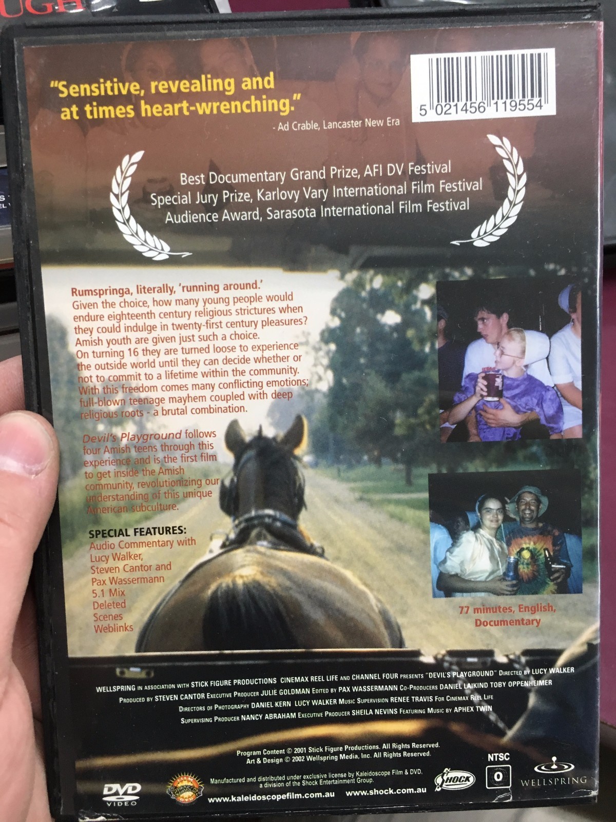 The Devil's Playground ex-rental region 4 DVD (2002 Amish documentary ...