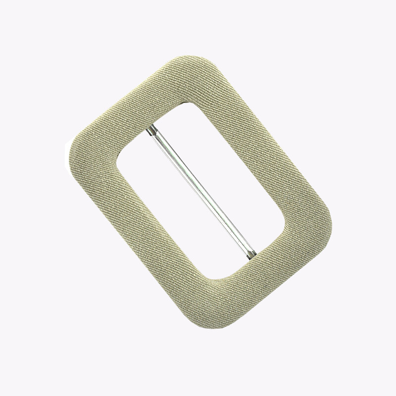 2pcs Fabric Covered Square Slide Buckle for Trench Coat Jacket Belt ...