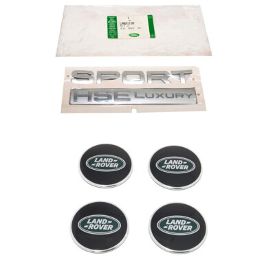 LAND ROVER RRS HSE LUXURY EMBLEM BADGE & WHEEL RIM CAP LR021132 ...