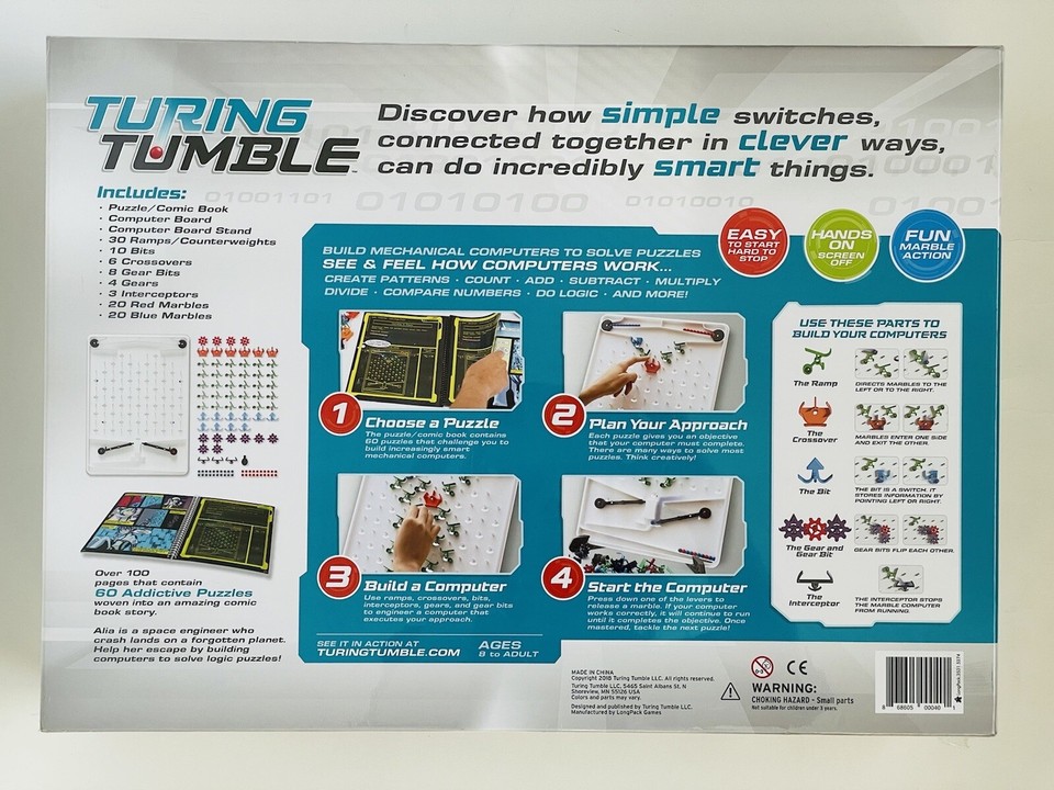 Turing Tumble Build Marble-Powered Computers Learning Game NEW SEALED ...