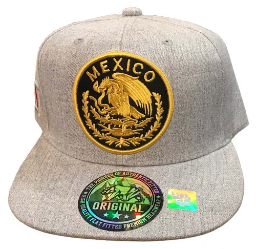 MEXICO Flag Snapback Hat Mexican Eagle Aguila Flag Flat Bill Adult Hat ...