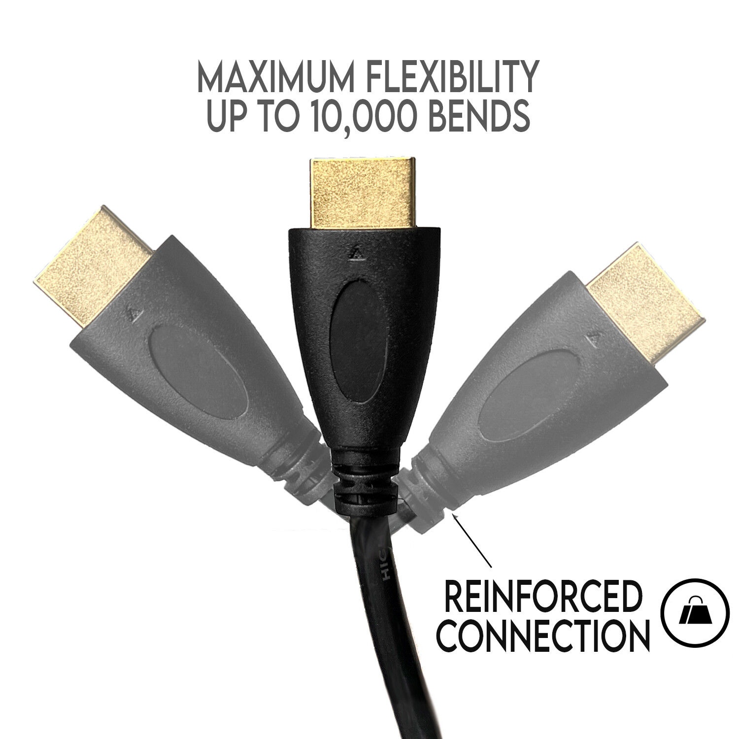 HDMI 3.0 4K Premium HDMI Cable 1080P HDTV 3D High Speed ALL SIZES 3FT ...