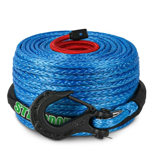 Synthetic Winch Rope 3/8" X100ft 23809lbs Dyneema Winch Rope 3/8 Heavy ...