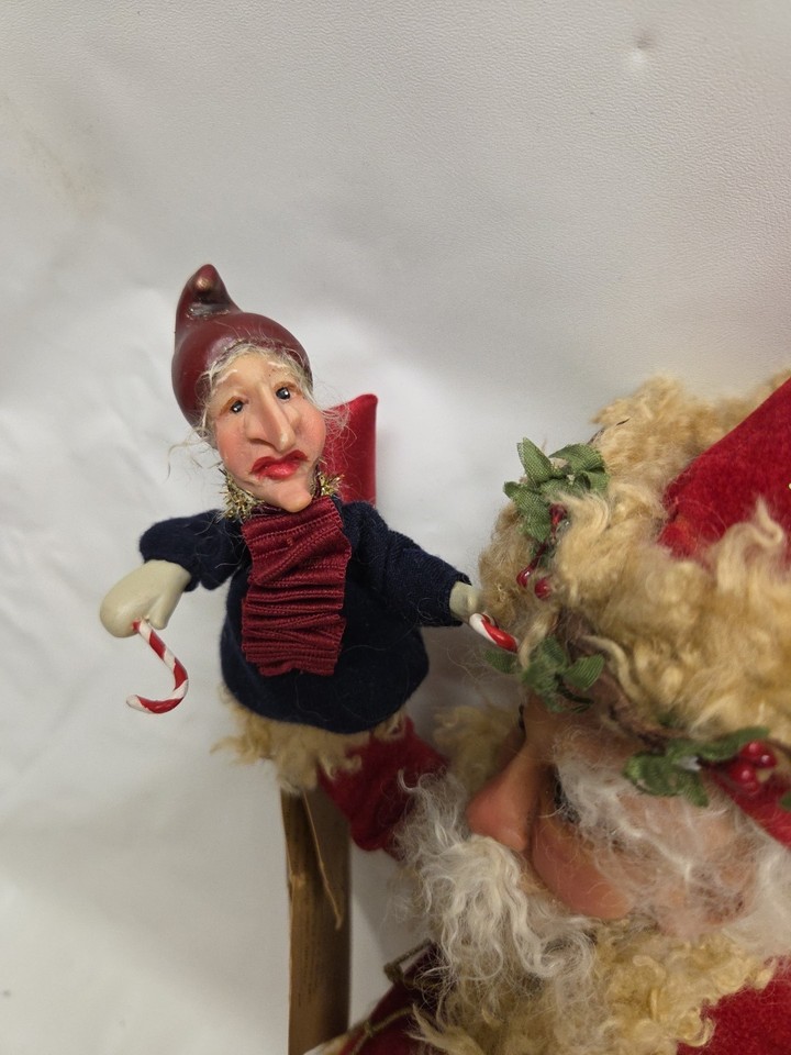 Demdaco Drolleries Puppet Theater By Deborah Henderson Christmas Santa ...