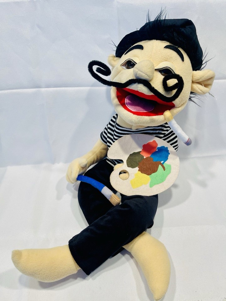 Jeffy’s Dad Puppet Jacques Pierre François Smoking French Painter W ...