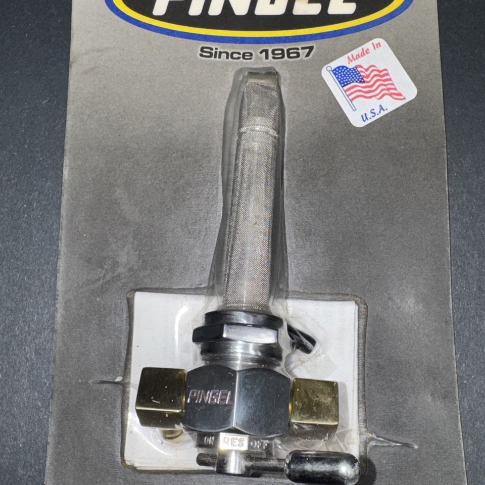 Kawasaki Suzuki Honda KZ GS Dragbike Pingel Dual Outlet Fuel Tank Valve ...