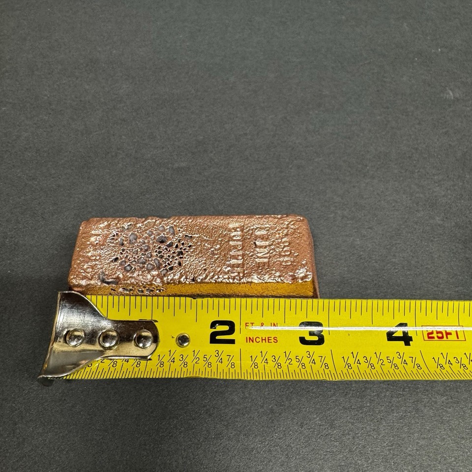 15.6 oz Copper Bar, Hand Poured And Stamped, Copper Ingot, Bullion | eBay