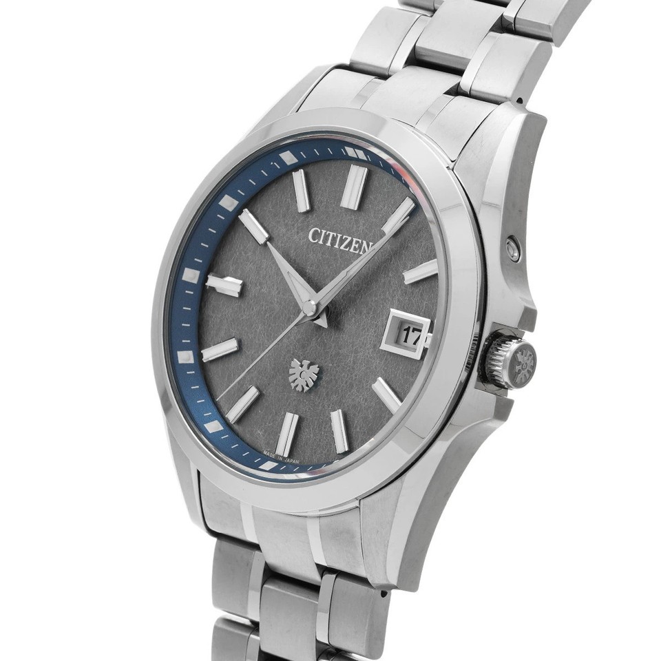 The CITIZEN AQ4091-56M Solar Titanium 40mm Gray Dial Rank A Men's ...