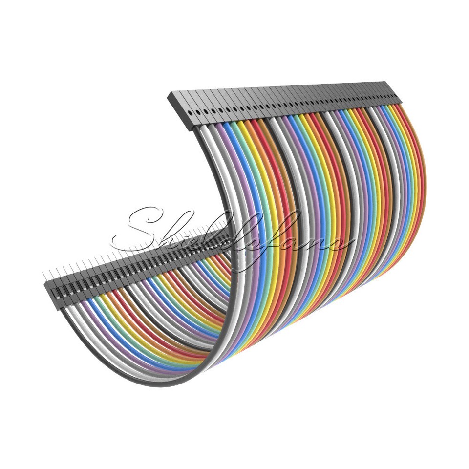 40Pin Dupont 40PCS 10CM Male To Female Jumper Wire Ribbon Cable for ...