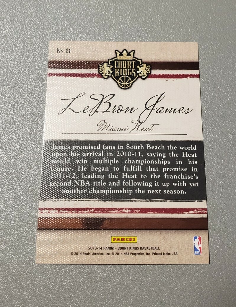 13-14 LeBron James Court Kings Renaissance Men | eBay