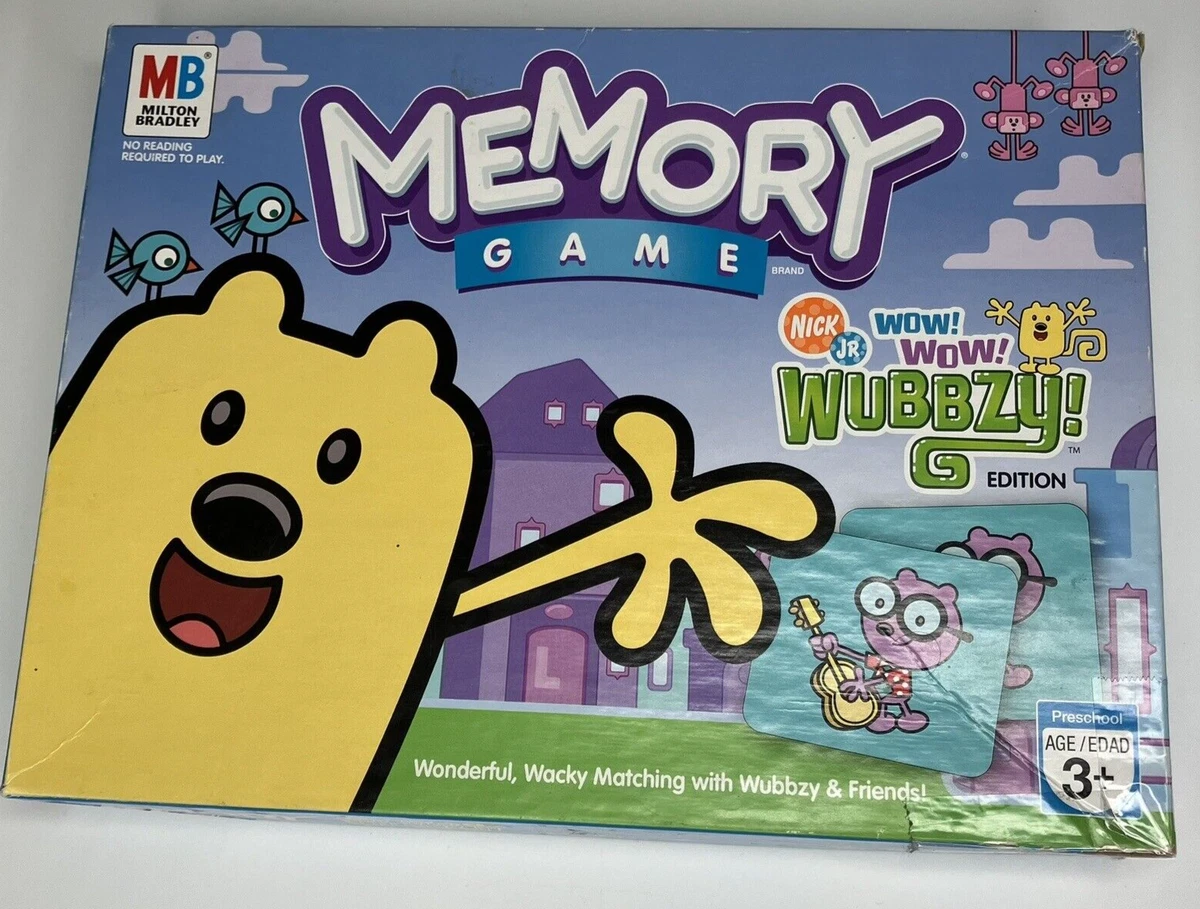 Wow Wow Wubbzy Memory Game Nick Jr. Complete Set Milton Bradley🚱 Explore o universo das apostas ...