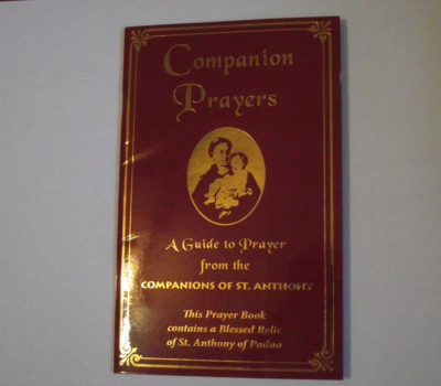 New Relic guide to prayer book booklet Companion of Patron Saint St ...