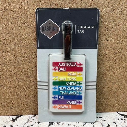 Dashing Fine Gifts ~ Multicolor Luggage Tag | eBay