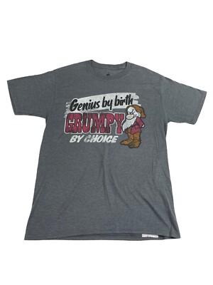 Disney Parks Genius By Birth Grumpy By Choice TShirt Snow White Seven ...