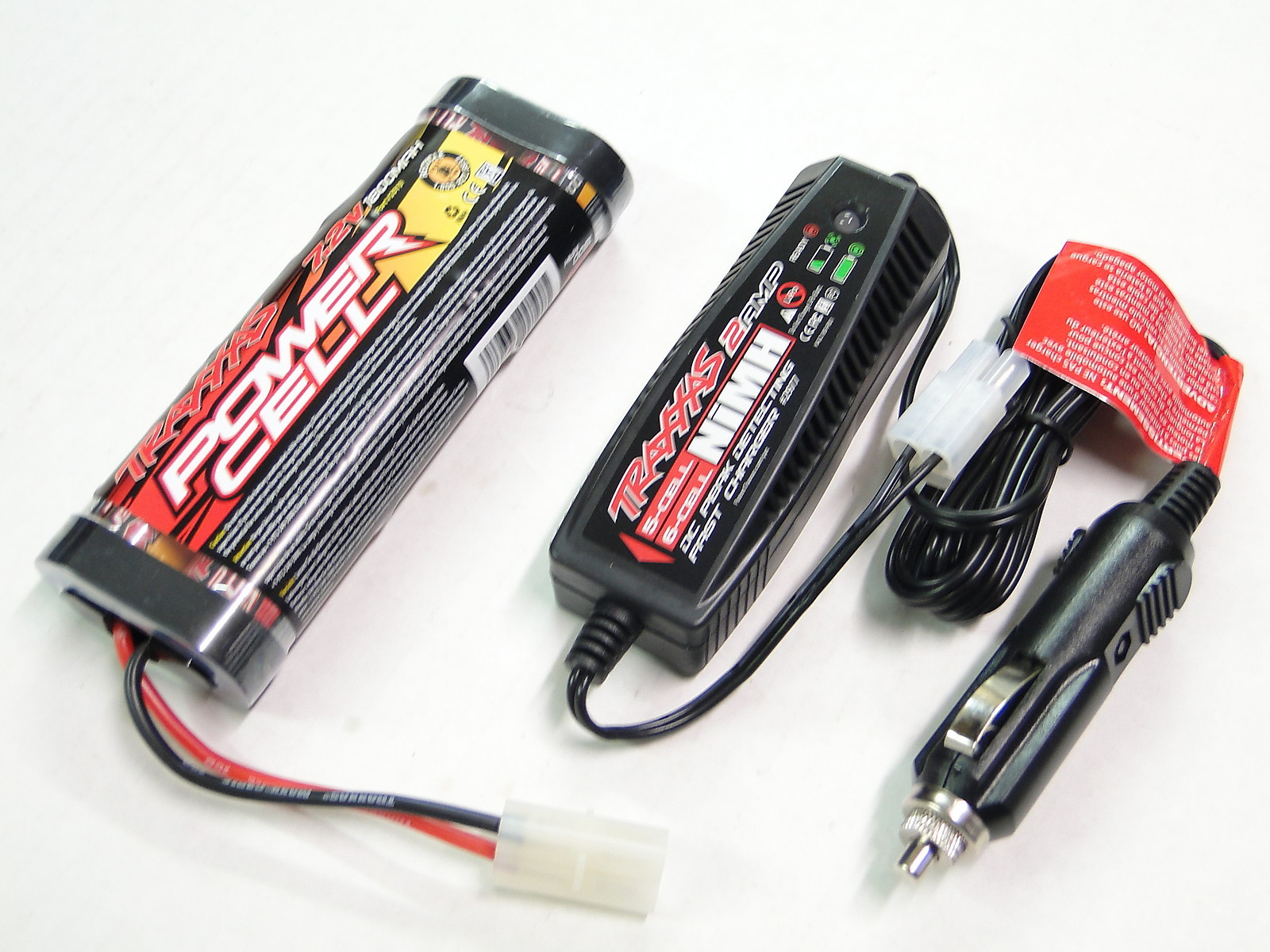 NEW TRAXXAS T-MAXX 3.3 EZ Start 7.2v 1800mah NIMH Battery Pack +Charger ...