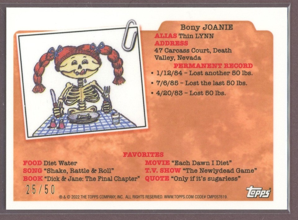 2022 Topps Chrome GPK OS5 Gold Refractor #191b Fried FRANKLIN /50 | eBay