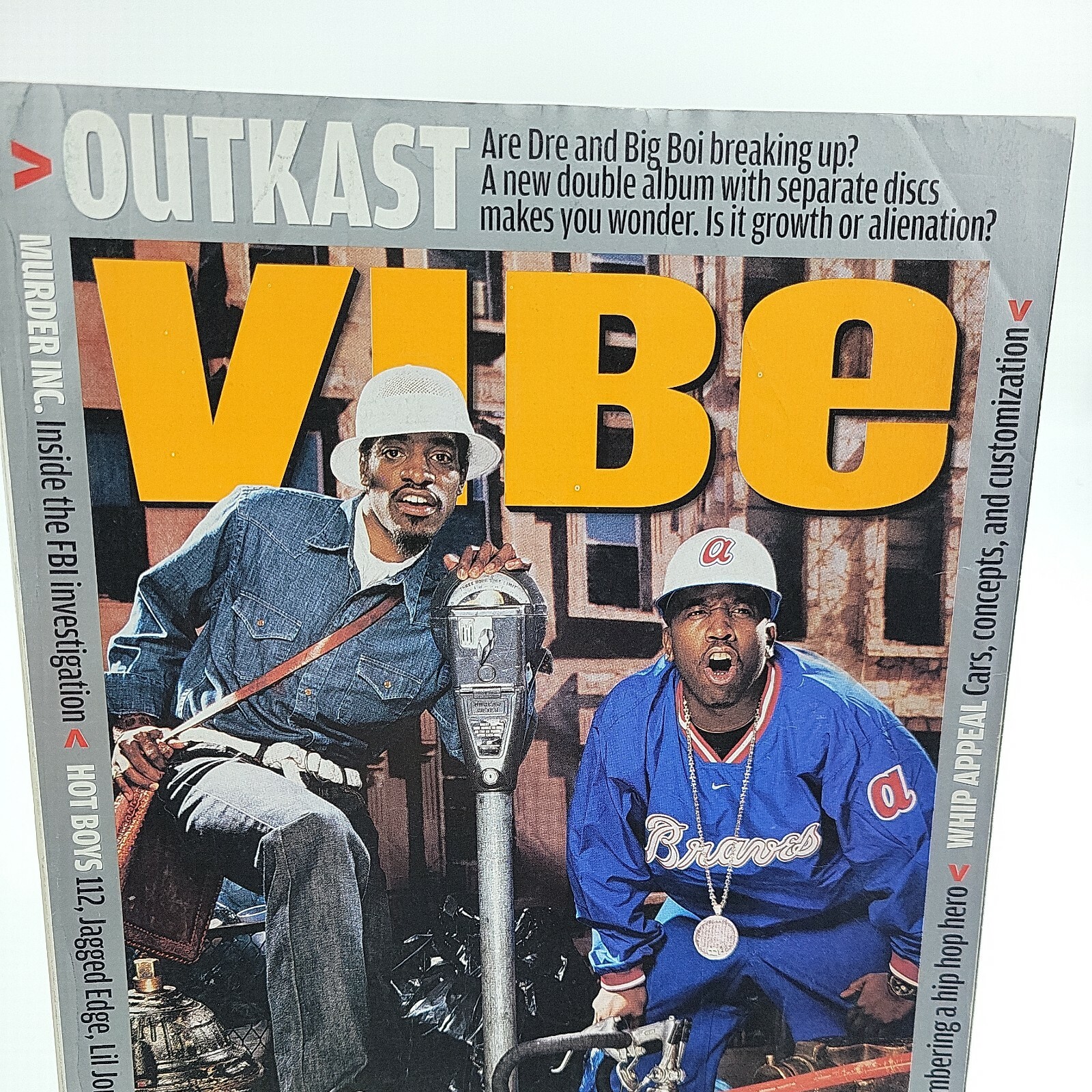 VIBE MAGAZINE OCTOBER 2003 OUTKAST DRE & BIG BOI-FROM A SMOKERS HOME ...