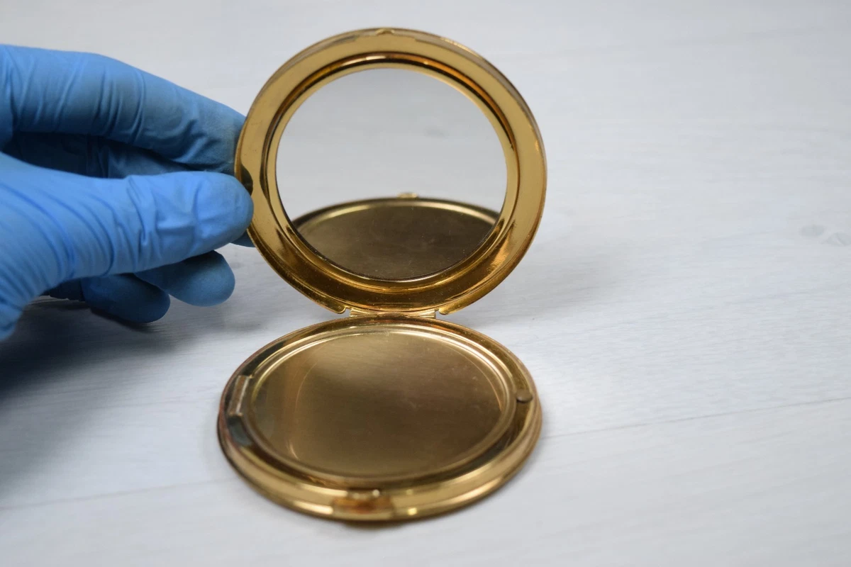 Vintage Brass Powder Compacts