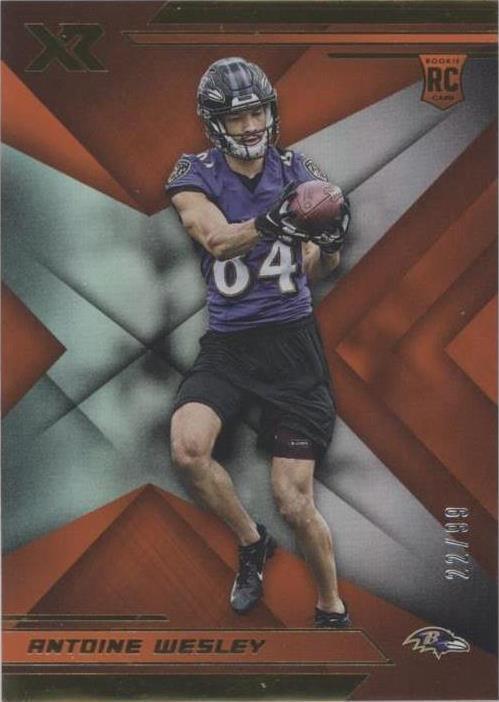 2019 Panini XR - Rookies Antoine Wesley #166 Orange /99 (RC) for sale ...