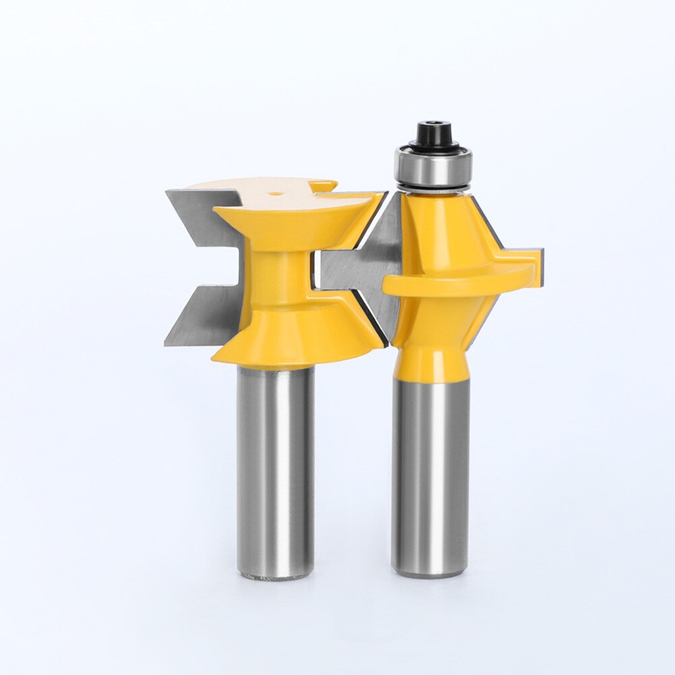 Edge Banding Tongue & Groove Router Bit Set 1/2 12mm Shank | eBay