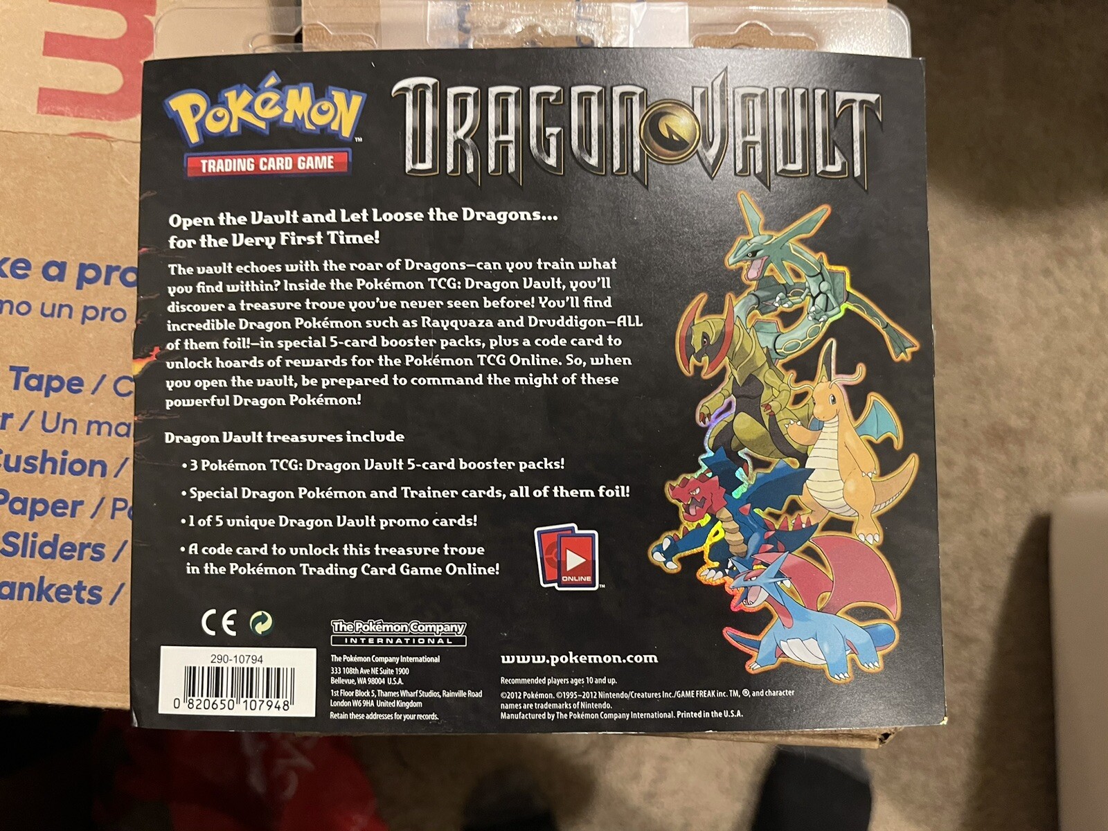 Pokémon Dragon Vault Card Game Booster (Pack of 3) for sale online | eBay