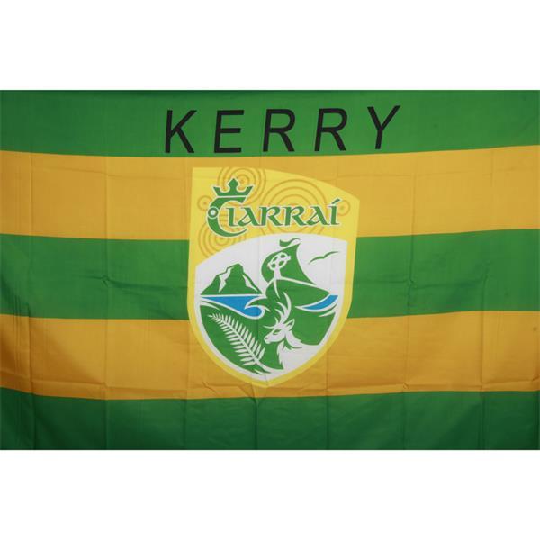 Kerry GAA Official 5 x 3 FT Flag - Large Crested Irish Gaelic Football ...