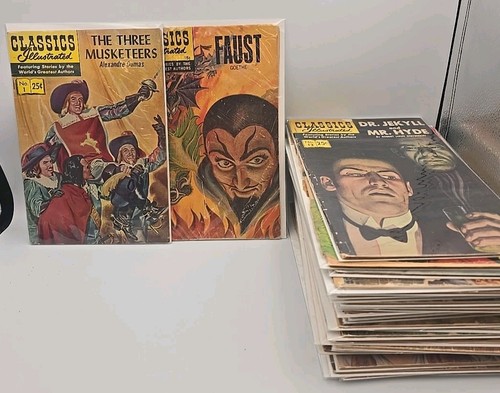 Classics Illustrated - Lot of 31 Vintage Comics - Frankenstein, Faust, Dr Jekyll | eBay