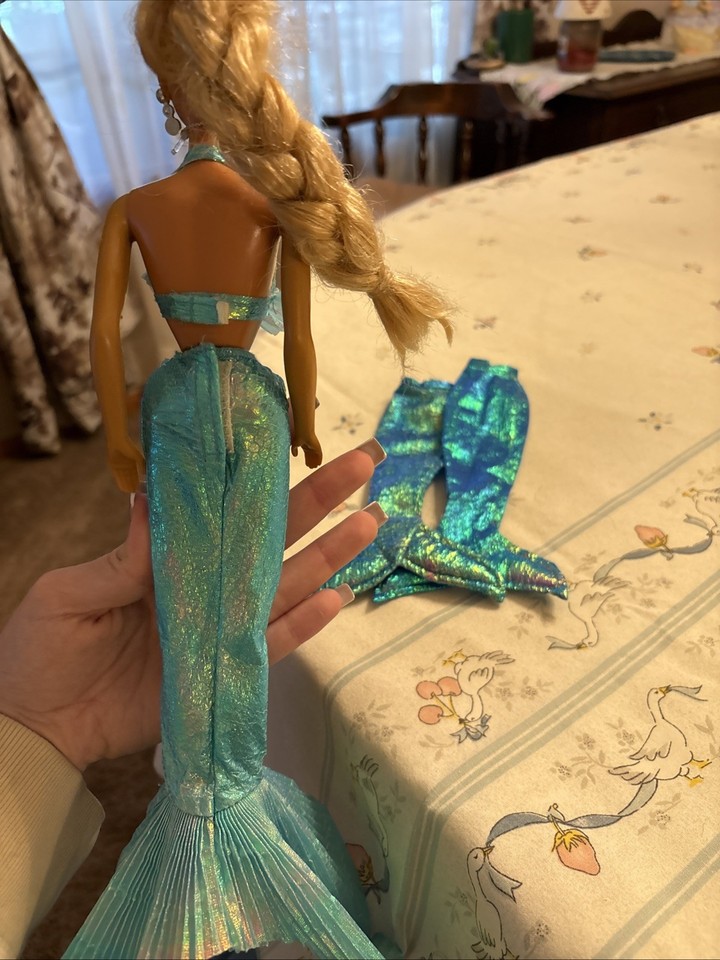 Barbie with Turquoise Outfit and Extra Tails | eBay