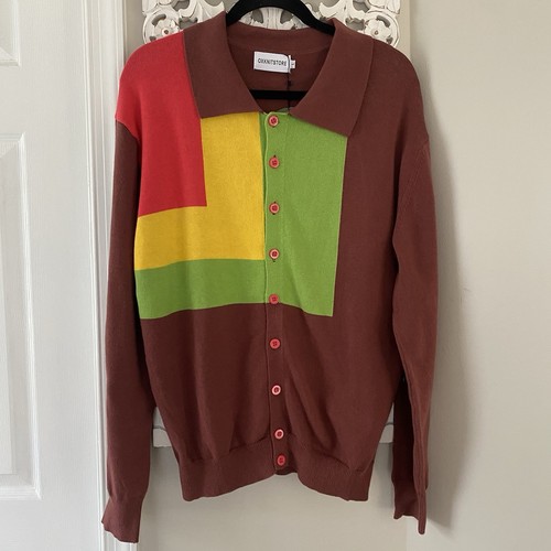 OXKNIT Retro Vintage 60s 70s Vibe Collared Sweater Mocha Mousse Mousse ...