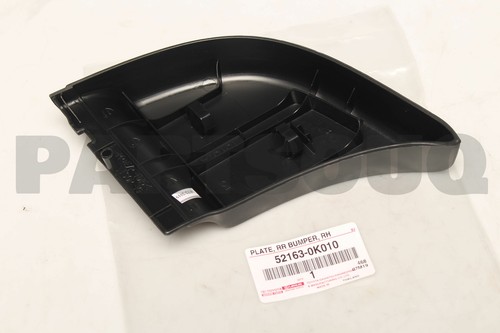 521630K010 Genuine Toyota PLATE, REAR BUMPER, RH 52163-0K010 | eBay