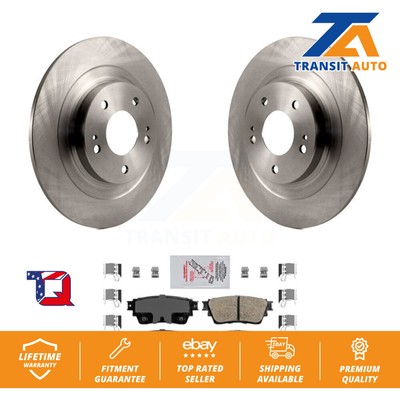 Rear Brake Rotor And Ceramic Pad Kit For Mitsubishi Outlander Eclipse ...