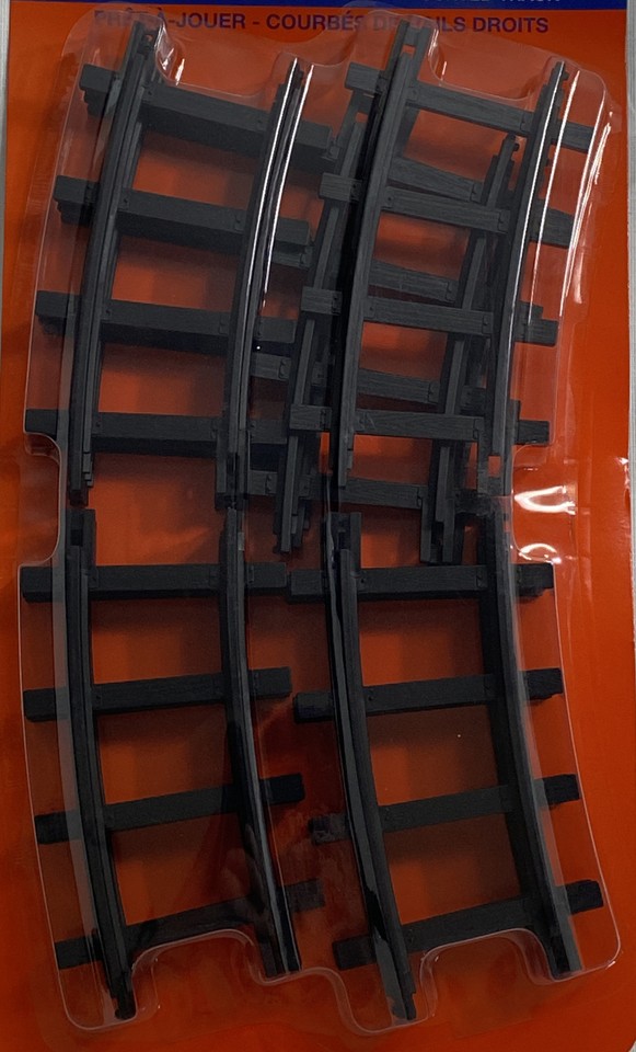 Lionel Ready To Play Curved Plastic Train Track Pack 12 Pieces 7-11827 ...