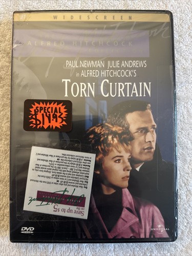 Torn Curtain DVD 2001 Paul Newman Julie Andrews Alfred Hitchcock Brand ...