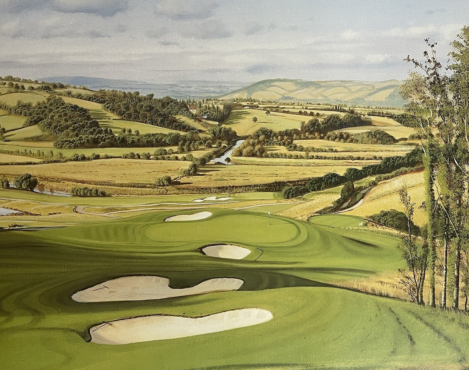 Graeme Baxter Signed And Embossed Ltd Edition Golf Print Of 250 Celtic ...
